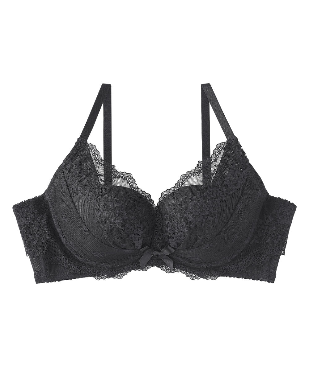 Lift Up Lace Side Slimming Lace Push-Up Bra | aimerfeel