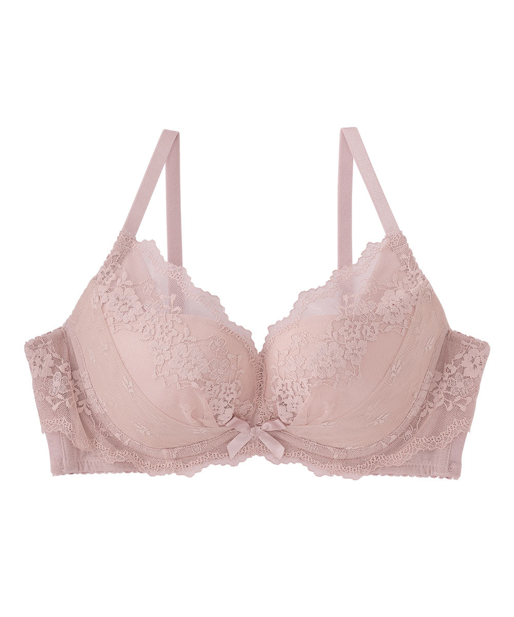 Lift Up Lace Side Slimming Lace Push-Up Bra | aimerfeel