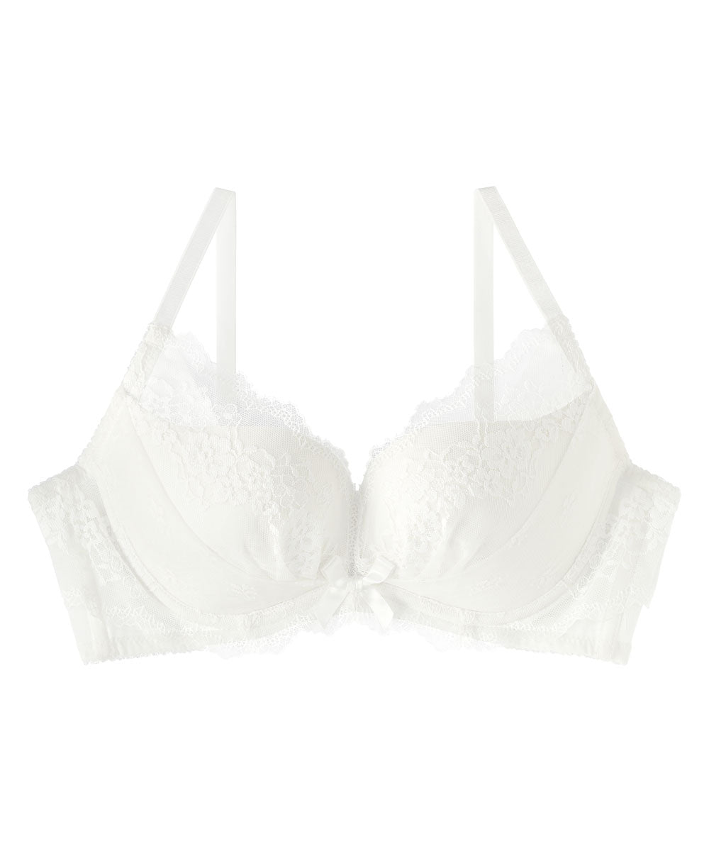 Lift Up Lace Side Slimming Lace Push-Up Bra | aimerfeel