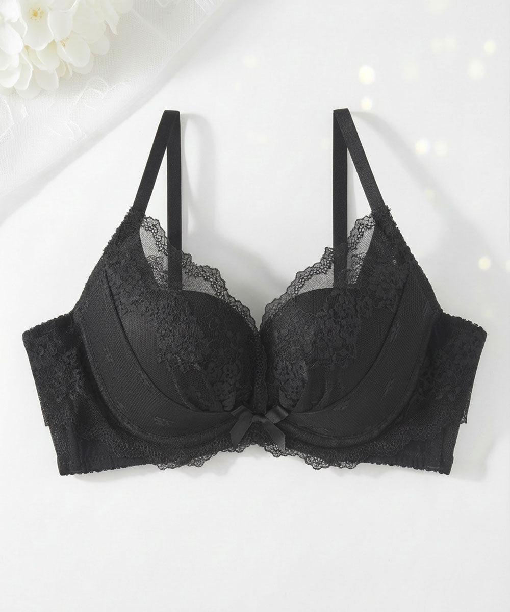 Lift Up Lace Side Slimming Lace Push-Up Bra | aimerfeel
