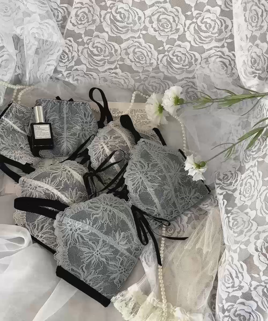 Wireless Maximum Boost Bra CHOMORI BRA(R) Soft Cup With Lace-up | aimerfeel