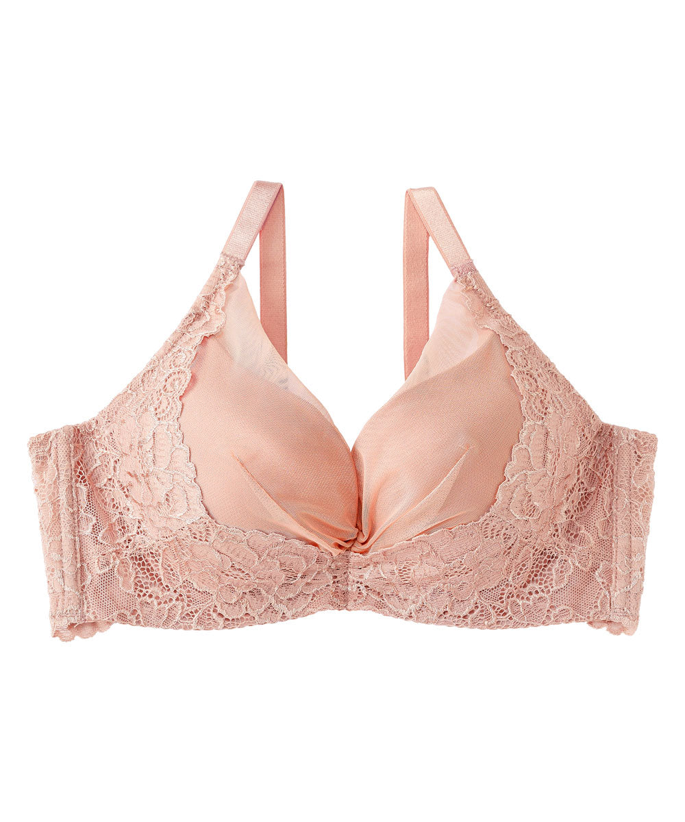Elegant Flowery Lace Wireless Maximum Boost Bra CHOMORI BRA(R) | aimerfeel